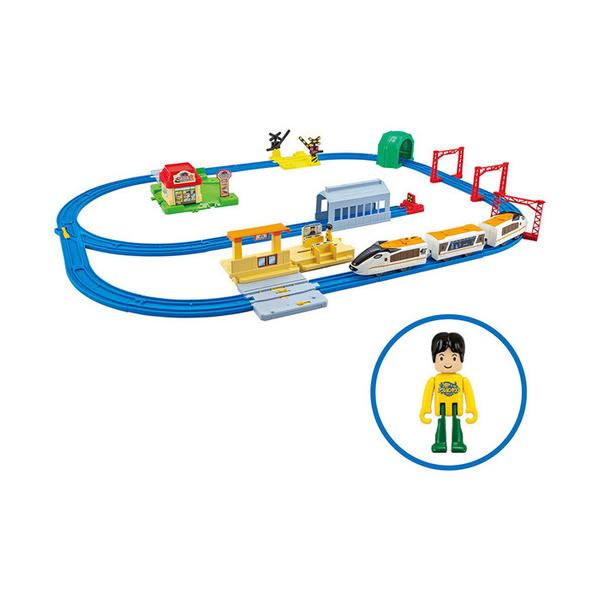 タカラトミー　プラレール　情景いっぱい！トミカと遊べる！アクションタウンセット 885