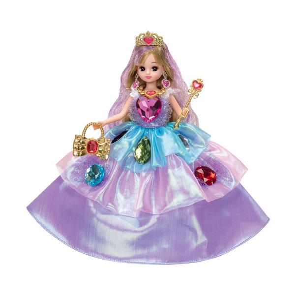 タカラトミー　リカちゃん　LD−05　今っぽプリンセス　にじいろジュエルリカちゃん 885