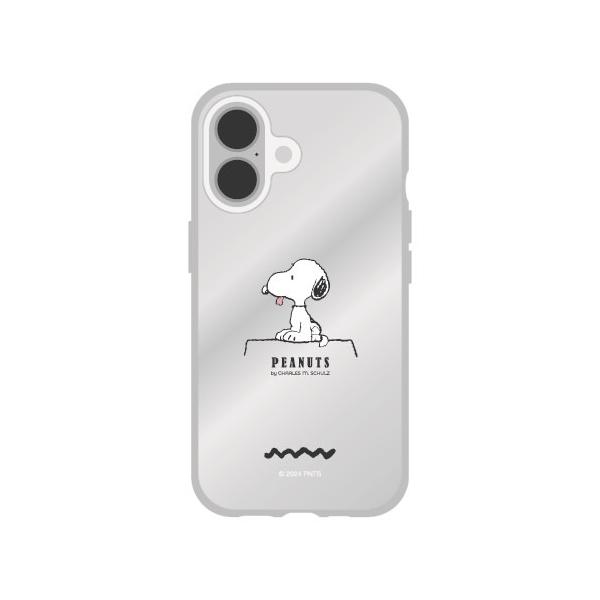 グルマンディーズ　SNGG-82A　ピーナッツ　IIIIfit　Clear　iPhone　16　2LENS　model対応ケース　ドッグハウス 500
