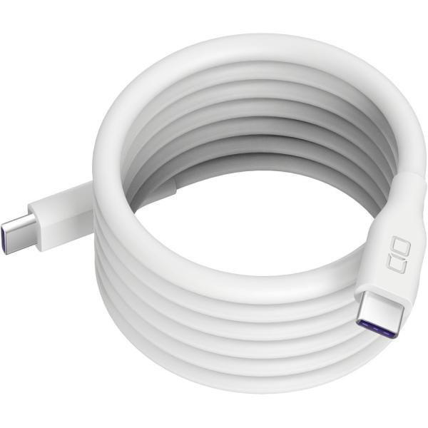 ＣＩＯ　スパイラルシリコンケーブル　CtoC　1m　ホワイト　CIO-SLSC30000-CC1-WH 500