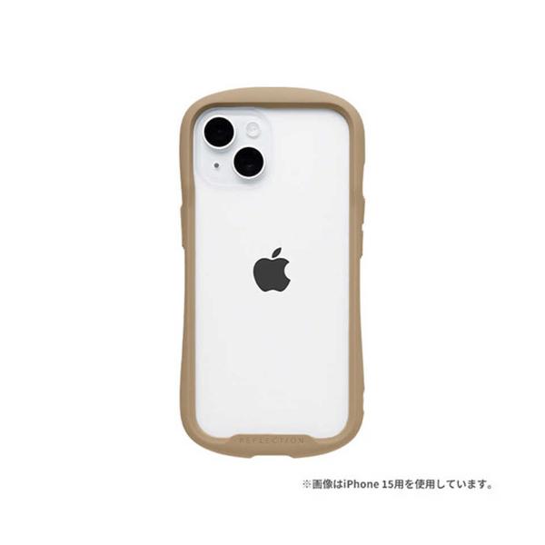 HAMEE　［iPhone　15　Pro専用］iFace　Reflection　Frost　強化ガラスクリアケース　iFace　ベージュ　41-973554 500