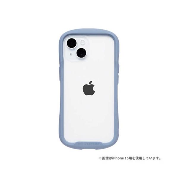 HAMEE　［iPhone　15　Pro専用］iFace　Reflection　Frost　強化ガラスクリアケース　iFace　ペールブルー　41-973561 500