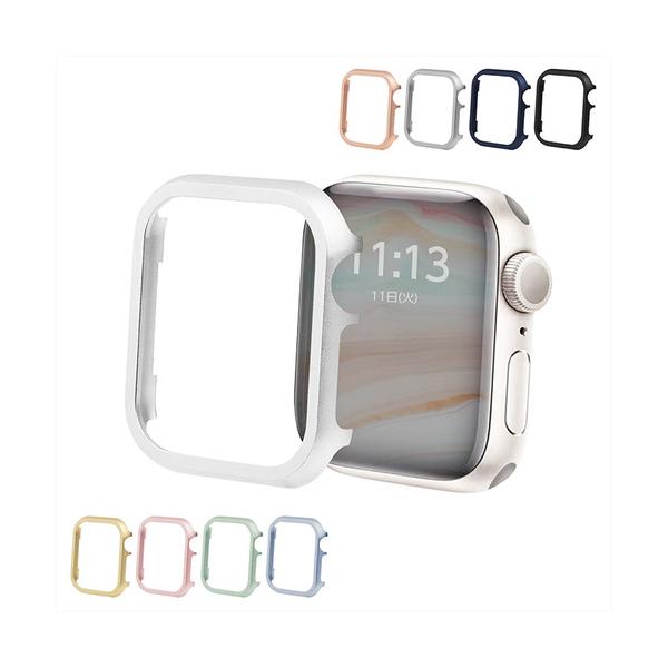 GAACAL　W00114S2　APPLE　WATCH　4-6／SE1-2／40MM　メタリックフレーム　シルバー 500