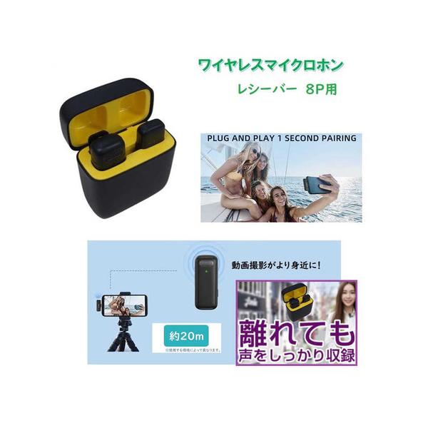 ROYALMONSTER　パーソナルワイヤレスマイクロホン・Lightning　RM-9107MICP 500