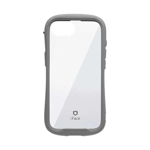 HAMEE　iPhone　16e　iFace　Reflection強化ガラスクリアケース　iFace　グレー　41-988510 500