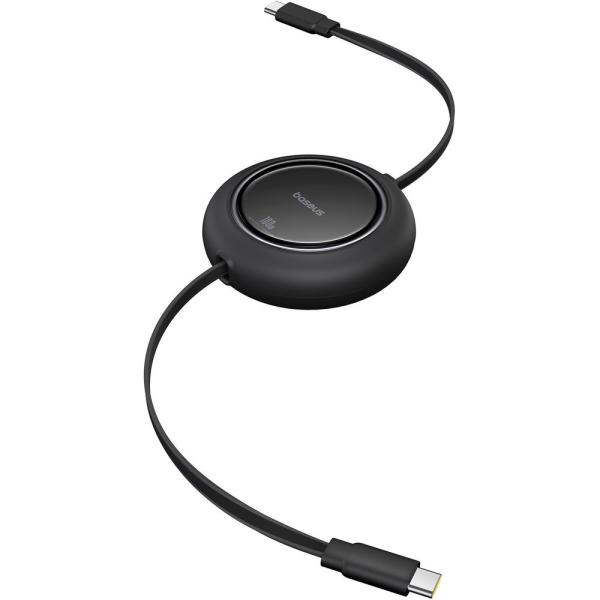 ベースアス　Free2Draw巻取式USB-Cケーブル　1m　100W-K　P10364500111-00 500