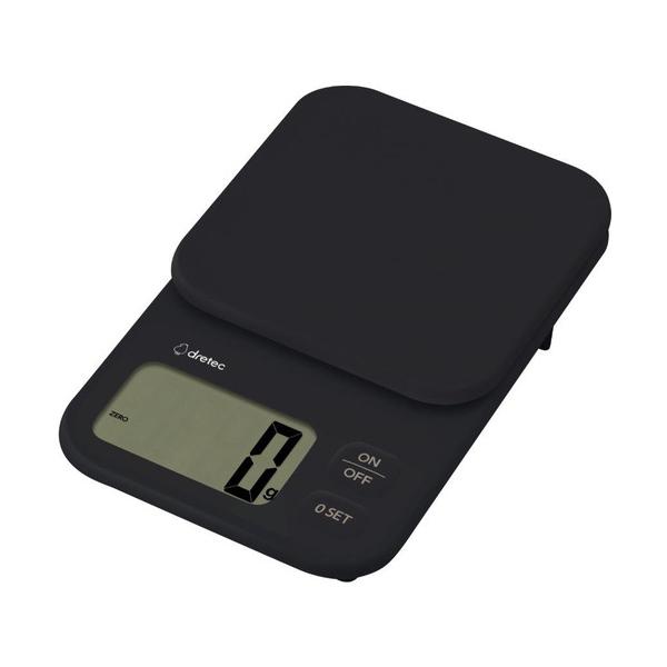 ドリテック　KS-839BK　デジタルスケール　「エクレ」　3kg　ブラック 500