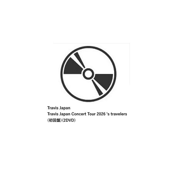 【DVD】Travis　Japan　／　Travis　Japan　Concert　Tour　2026　's　travelers　初回盤(2DVD) 240