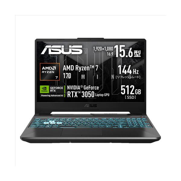 ASUS　ノートPC　TUF　Gaming　A15　FA506NCQ-R7R3050[15.6型　|　フルHD　|　Ryzen　7　|　16GB　|　512GB　|　Windows　11　Home　|　グラファイトブラック] 111