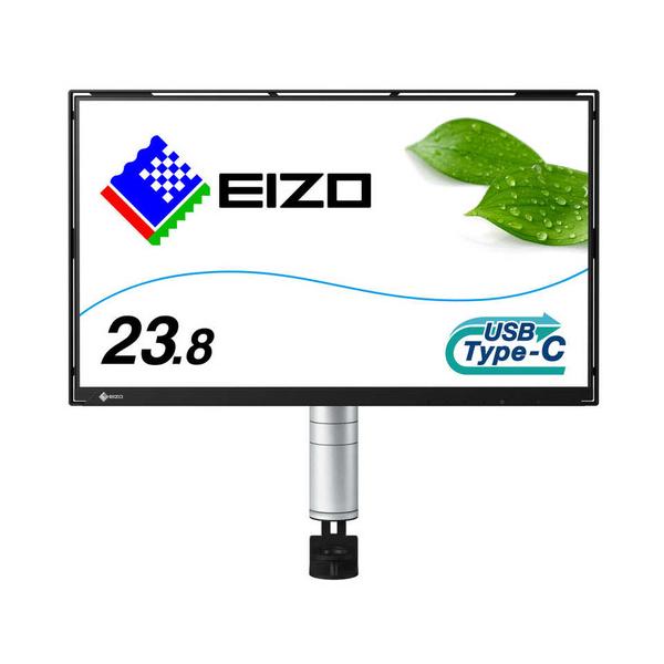 EIZO　FlexScan　FLT　23.8型　フルHDワイド　薄型軽量　USB　Type-C対応　アーム付属　ブラック　FLT-BK 112