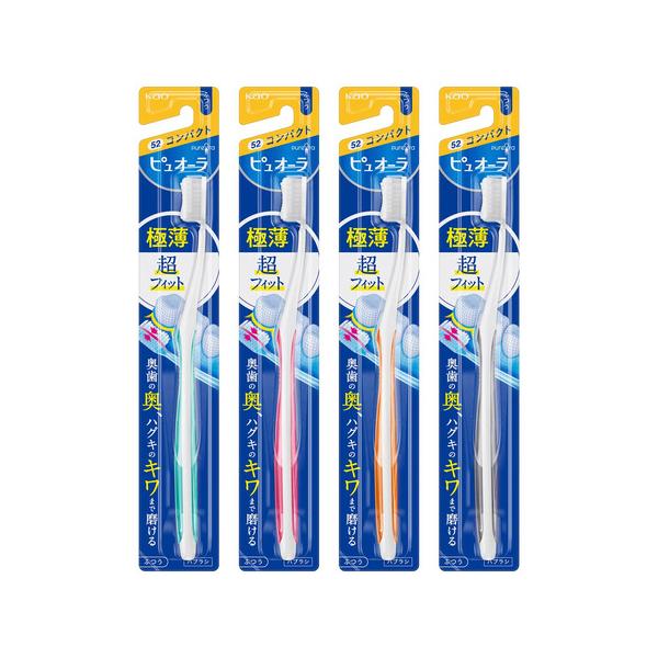 花王　ピュオーラ　歯ブラシ　コンパクト　ふつう　【日用消耗品】 861