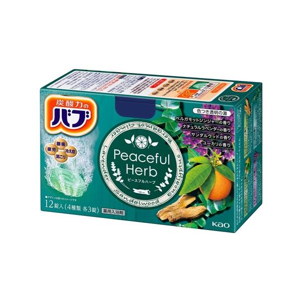 花王　バブ　ピースフルハーブ　12錠 861