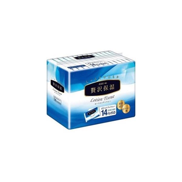 大王製紙　エリエール　贅沢保湿ポケット14W14P 861