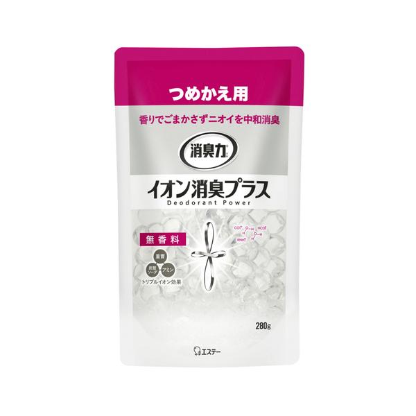 エステー　消臭力　クリアビーズ　イオン消臭プラス　つめかえ用　280g【日用消耗品】 861
