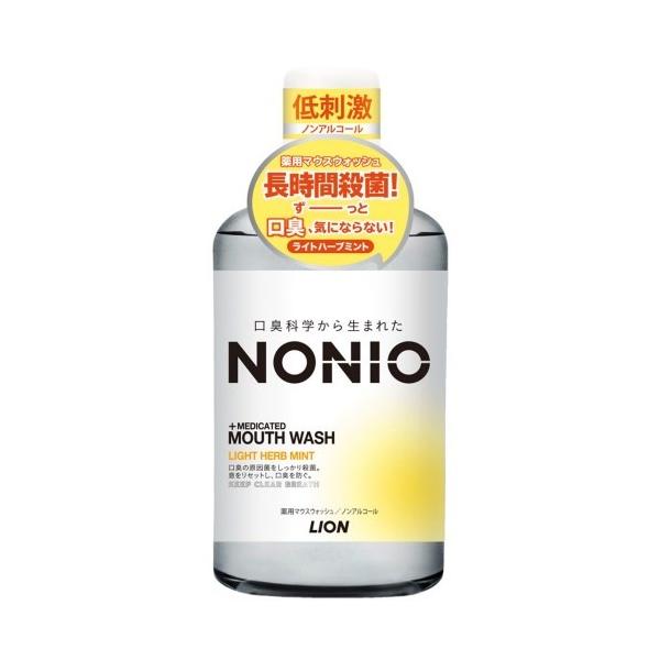 ライオン　ＮＯＮＩＯマウスウォッシュＬハーブミント６００ＭＬ　NONIO 861