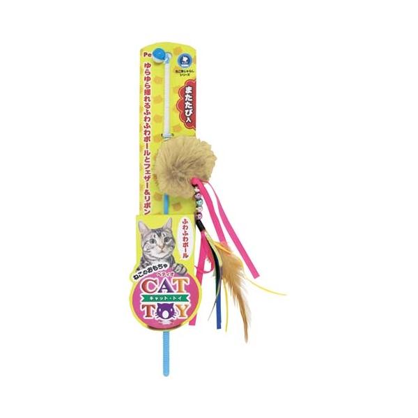 ペティオ　　ＣＡＴ　ＴＯＹ　猫用じゃらし　ふわふわボール 866