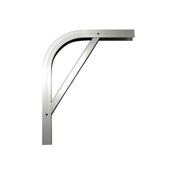 材質//アルミA6N01S-T5寸法//本体：幅：450×高さ：750mm、厚み：46mm／補助ステー（チャンネル）：30×39.5×30mm、板厚：3mm、重量：1.76kg寸法図//画像よりご確認下さい表面処理//アルマイト／クリアー仕...