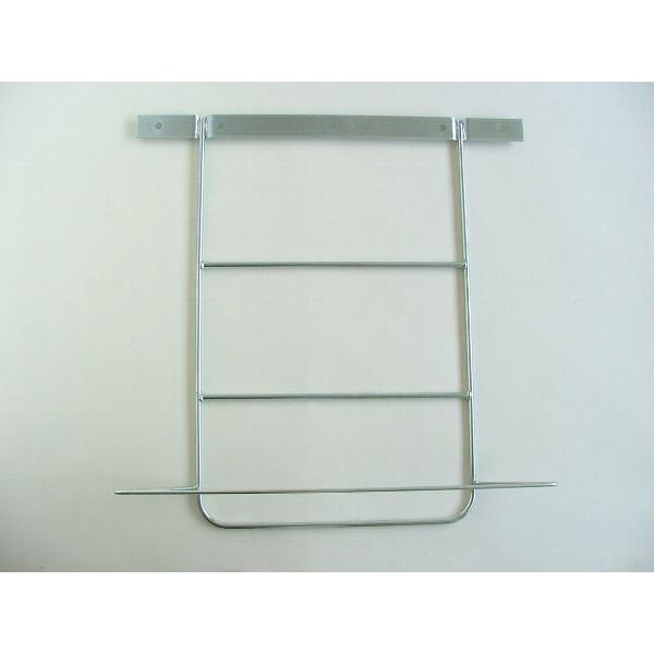 材質//スチールSS400寸法//枠寸法（幅はブラケット寸法含まず）幅：410×高：620mm、径：φ9、重量：1.95kg寸法図//画像よりご確認下さい表面処理//三価メッキ仕様//枠付