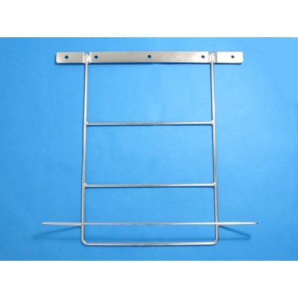 材質//ステンレスSUS304 寸法//枠寸法（幅はBKT寸法含まず）幅：410×高：605mm、径：φ9、重量：1.95kg寸法図//画像よりご確認下さい仕様//枠付◆必ずお読み下さい ※本製品は、御取り寄せ品です。※本製品は、ご返品不可...