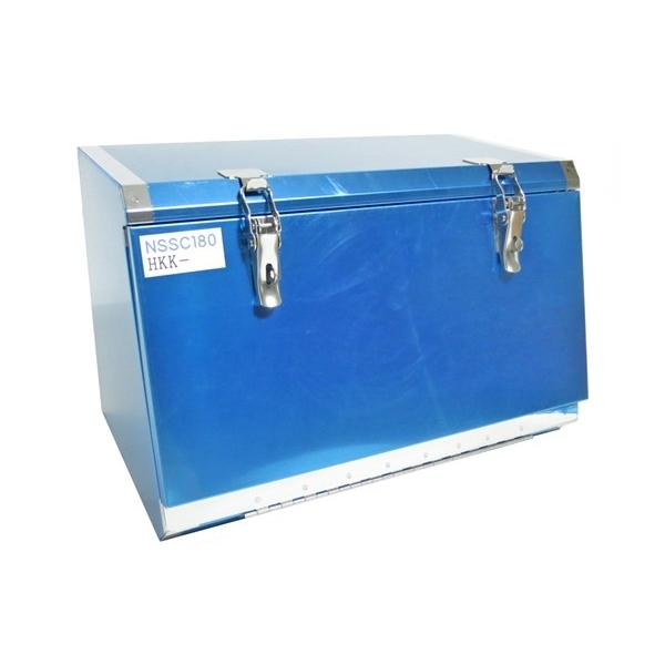 材質//本体：ステンレスNSSC180、キャッチ・蝶番：ステンレスSUS304寸法//長さ：750×奥行：290mm×高さ：320、本体板厚：0.8mm、蓋板厚：1.0mm、重量：7.30kg寸法図//画像よりご確認下さい仕様//耐荷重20...