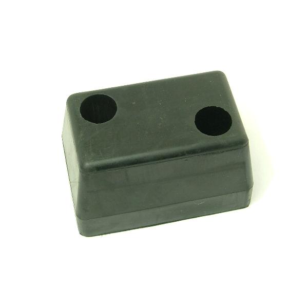 材質//天然ゴム寸法//高さ：90×幅：95×長さ：150mm、重量：1.08kg寸法図//画像よりご確認下さい※座金が必要な場合、42009403　クッションゴム用座金(ボルト付)をご使用下さい。