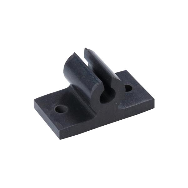 材質//EPDM（硬度：70度±5度）寸法//長さ：38×幅：20×高さ：19.5mm、穴ピッチ：φ3.5-26mm、重量：0.008kg表面処理//生地仕様//ビス式、φ6mm用の受ゴムトラックの運行中に、観音扉に設置されたオープンストッ...