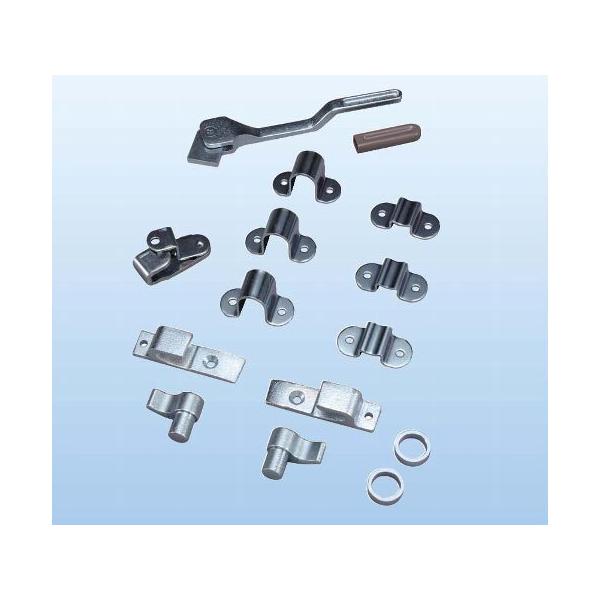 材質//スチールSS400、FCD45（ハンドルキャップ除く）寸法//重量：2.54kg寸法図//画像よりご確認下さい　表面処理//三価メッキ仕様//φ27.2パイプ用※パイプ径：φ27.2用ハンドルセットです。溶接して設置したい時に適して...