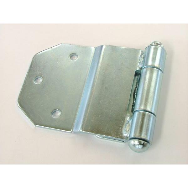 材質//スチール寸法//板厚：4.5mm、重量：0.84kg寸法図//画像よりご確認下さい（図は右用を示す）表面処理//三価メッキ仕様//左用アルミアオリが、床枠とストレートのタイプに使用。リヤアオリ専用のタイプです。