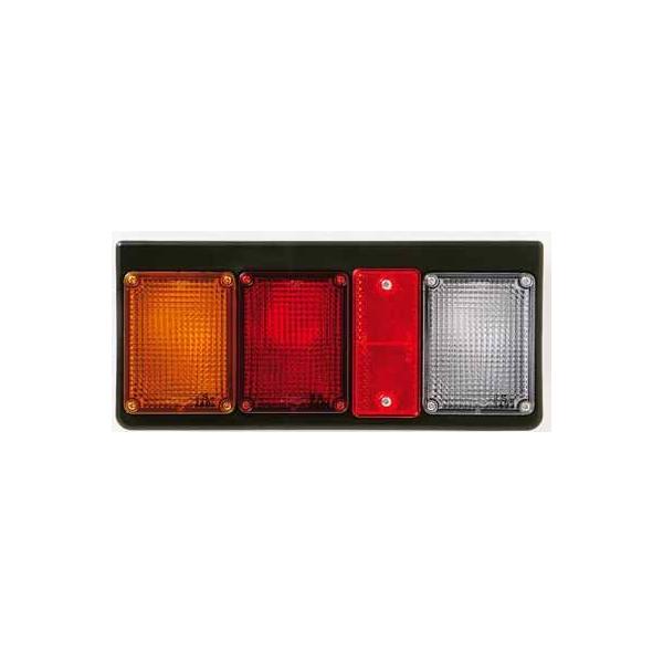 材質//ポリカーボネード寸法//高さ：115×幅：251×奥行：65mm寸法図//画像よりご確認下さい仕様//DC24V、ECE規格認証取得品（E-13）、左用、橙赤白〇小型トラックから大型トラック、農耕機械、建設車両、トレーラーなどあらゆ...