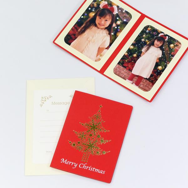 【基本仕様】2Lサイズ収納、2ツ折2面（タテ・タテ） 【材質】表紙：紙（タント紙/100kg両面合紙）ポケット：紙（タント紙/100kg）メッセージカード：紙（マーメイド紙/115kg））封筒：紙（ボス紙/110kg） 【台紙厚さ】（折りた...