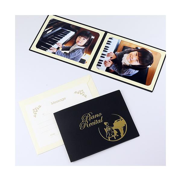 【基本仕様】2Lサイズ収納、2ツ折2面（ヨコ・ヨコ） 【材質】表紙：紙（タント紙/100kg両面合紙）ポケット：紙（タント紙/100kg）メッセージカード：紙（マーメイド紙/115kg））封筒：紙（ボス紙/110kg） 【台紙厚さ】（折りた...