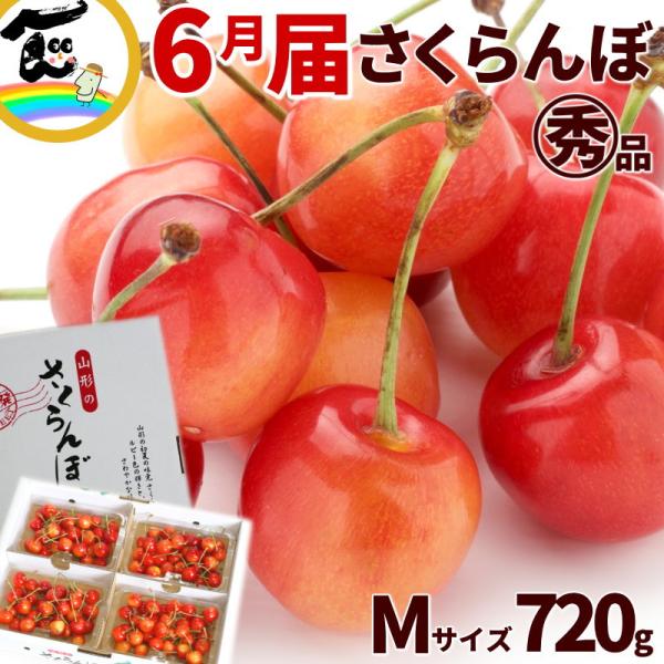 商品内容山形県産 さくらんぼ 佐藤錦または紅秀峰丸秀品 Mサイズ 720ｇ(180g×4Ｐ) バラ詰め※品種指定はご容赦ください。※箱、パッケージは予告なく変更される場合がございます。あらかじめご了承ください。発送時期6月中旬〜6月下旬頃※...