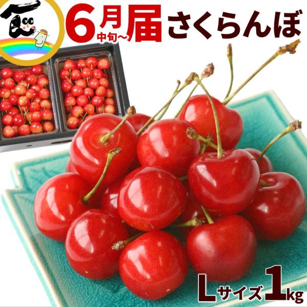 商品内容山形県産 さくらんぼ 佐藤錦または紅秀峰秀品 Lサイズ 1kg(500g×2P) バラ詰め※品種指定はご容赦ください。※箱、パッケージは予告なく変更される場合がございます。あらかじめご了承ください。発送時期6月上旬〜7月上旬頃※ご注...