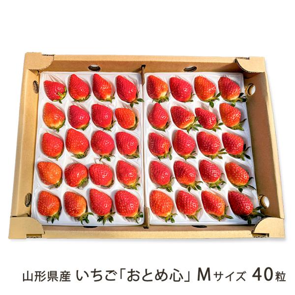 「おとめ心」は、山形県で誕生したいちご品種。箱を開けた瞬間に広がる芳醇な香りと、甘み・酸味の絶妙なバランスが魅力です。清らかな地下水をたっぷり吸ってみずみずしく育ちました。ギフトにもどうぞ！河北町でいちごをメインに栽培する禄翔（ろくと）農園...