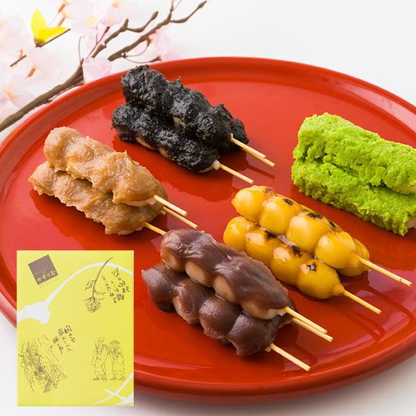 年間なんと43万本の販売実績をもつおだんごです！こだわりのおもちに、自家製あんをたっぷりのせてお届けします！