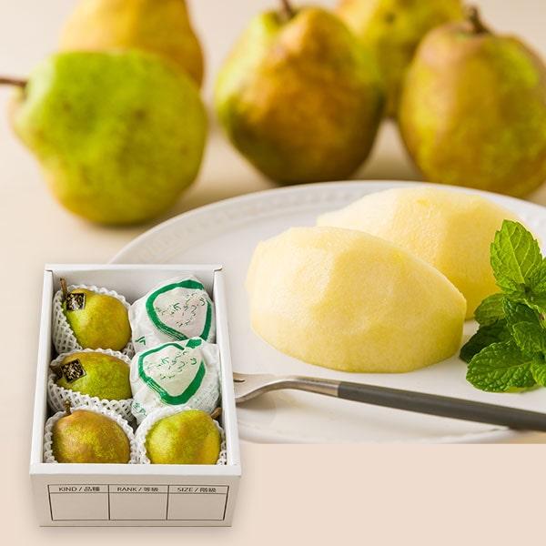 熟成のタイミングを十分に見計らってから収穫した絶品ラフランスです。