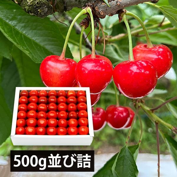 佐藤錦の中でも大粒とされる2Lサイズ！大粒2Lサイズを美しく並び詰めにしてお届けします。各種ご贈答に最適なさくらんぼです。