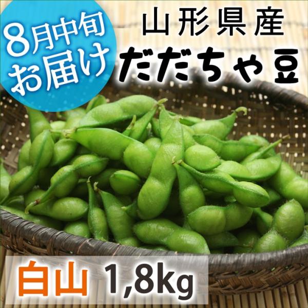 朝4時過ぎから朝もやの立ち込める中収穫し、当日発送の新鮮だだちゃ豆。本場山形県鶴岡市のエコファーマー栽培。香り、味が最高の状態の白山だだちゃ豆をお楽しみください。鮮度を保つためクール便発送他の商品と同梱不可