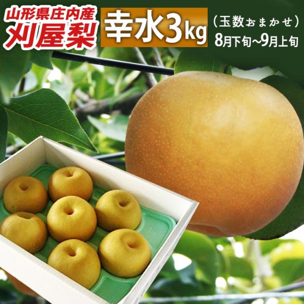 【発売日：2021年08月10日】【刈屋梨の歴史】刈屋梨は、今から100年以上前に栽培が始まりました。鳥海山から運ばれた肥沃な土がこの土地に蓄積し、何か作れないかと試した結果、最も適していたのが和梨でした。【幸水の出荷時期】9月上旬（天候に...