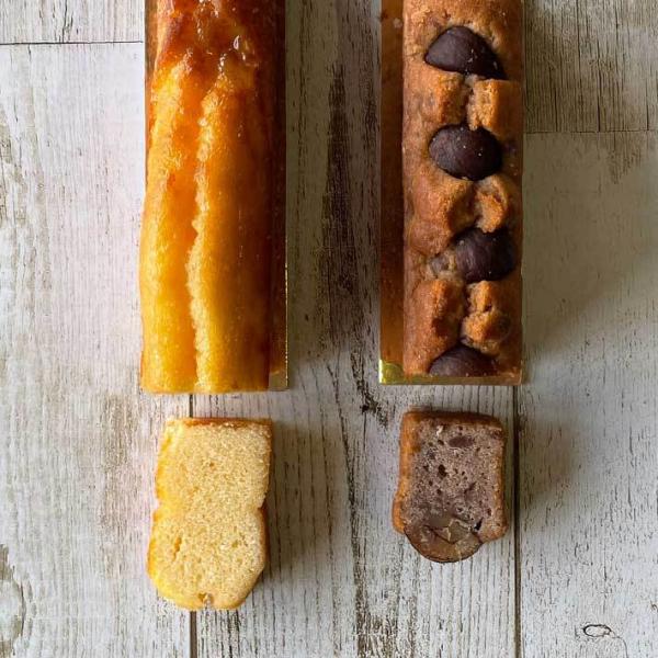 ■セット内容ケーク・オ・マロン、ケーク・オ・シトロン　各1本＜大きさ＞横×長さ×高さ＝約4cm×22cm×3.5cm■原材料（ケーク・オ・マロン）マロンペースト、バター、薄力粉、全卵、マロンクリーム、マロングラッセ、ベーキングパウダー■原材...