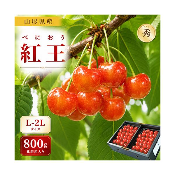 ■やまがた紅王「やまがた紅王」は、山形県が20年以上の歳月をかけて開発した大玉のさくらんぼ新品種です。その名の通り、鮮やかな紅色と王様のような存在感が特徴で、2023年に本格デビューを果たしました。　さくらんぼとして有名な「佐藤錦」、「紅秀...