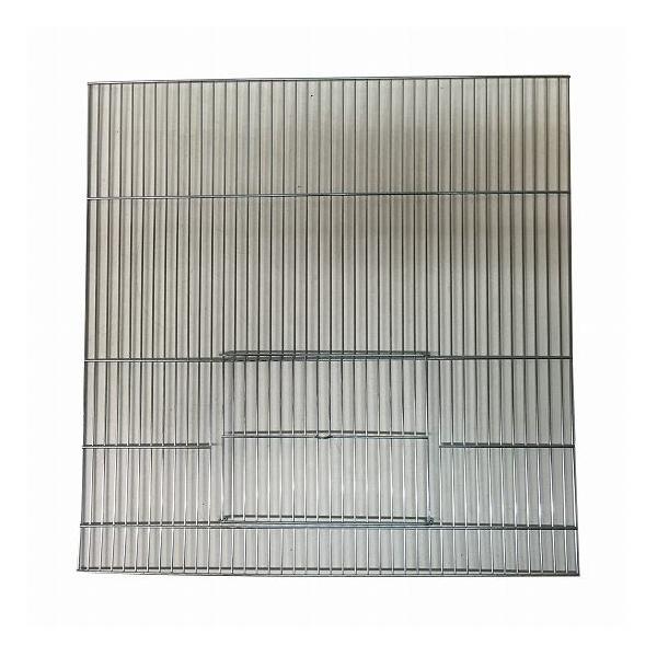 【特徴】 小鳥の巣引きに最適な単面（1枚面）の金網です。　扉は1箇所有り（扉のサイズは約195×195mm）　【仕様】・サイズ：幅約450×高さ約450mm・重量：約650g　・材質：スチール