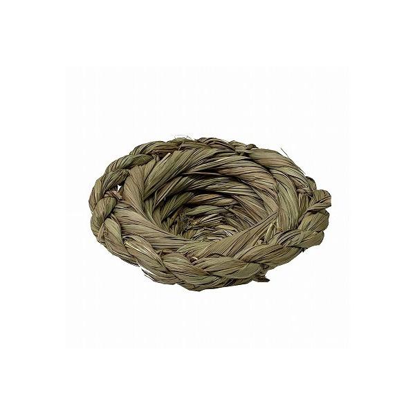 【特徴】・安全な糸なし仕上げで、鳥が足を引っ掛けてケガの恐れが少ないようになっています。・保温性抜群・厚み十分で柔らか・高温乾燥で殺菌処理済み※ワンタッチ皿巣掛けに対応しています。【仕様】・サイズ：φ130×65mm　※手作りのため、サイズ...