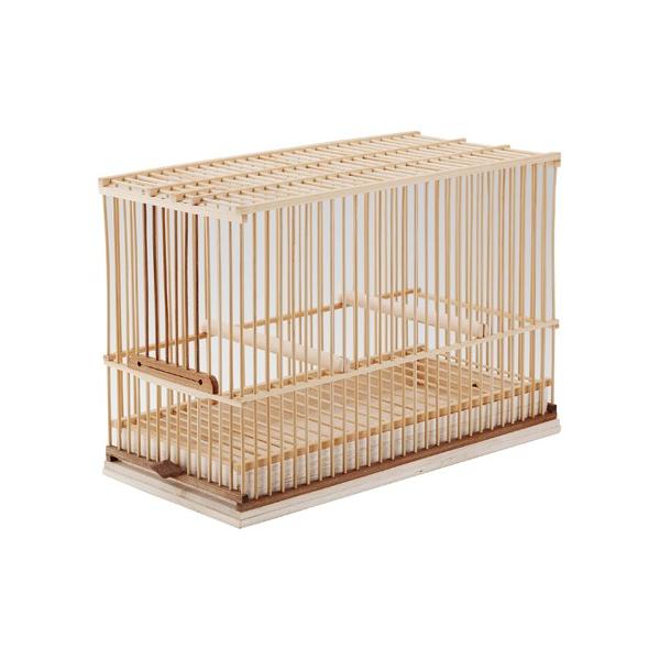 特長】 小鳥が一番落ち着く定番の竹製鳥カゴです。 【仕様】・サイズ：間口170×奥行340×高さ235(mm)・セット内容：竹かご、止り木、チョコ掛け・メーカー：NPF（ナチュラルペットフーズ・生産国：中国