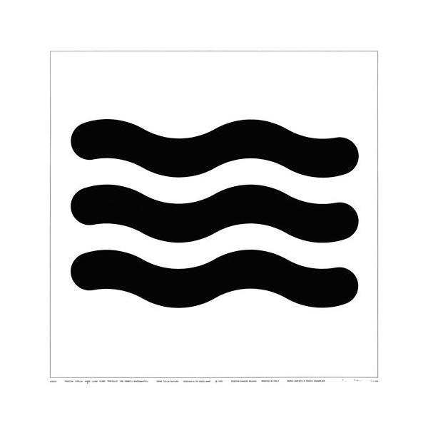 ダネーゼ設立以来の主要デザイナーの一人でありイタリアンデザインの巨匠エンツォ・マリが1972年にデザインした「システマチックシンボル」のグラフィックシリーズの復刻版です。ESPカードを想起させる矢印、星、波、月、キューブとクローバーはいずれ...