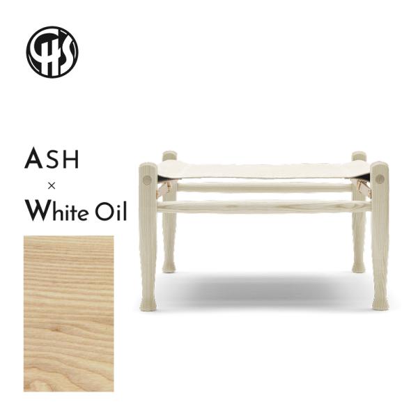 KK97170 Safari Footstoolは、デンマークの名デザイナー、エスベン・クリントが、父であるコーア・クリント没後にデザインした作品です。父がデザインしたサファリチェアに合わせることのできるスツールで、チェア同様に工具を使わず...