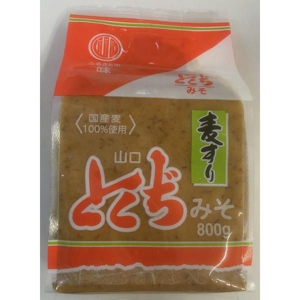 麦つぶみそを擦ってつぶした味噌で、すり味噌ならではの口当たりの良さとまろやかさが特徴のお味噌です