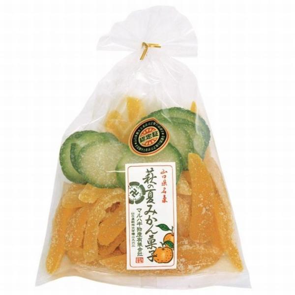 新鮮な萩の夏みかんの皮を利用した美味しい萩の銘菓です