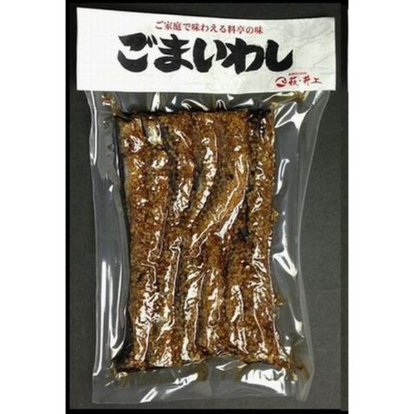 国内産のイワシを新鮮な内に素焼きにして、当社特製のタレでじっくり炊き上げ、香ばしく炒ったごまをたっぷりふりかけました。