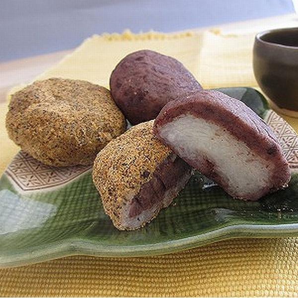 名称 おはぎ原材料 小豆(島根県産)、砂糖(甜菜糖)、餅米(島根県産)、うるち米、黒豆きなこ、食塩内容量 ５０ｇ×４個賞味期限 製造日より90日保存方法 −１８度で保存、開封後はお早めにお食べください製造者 吉田ふるさと村